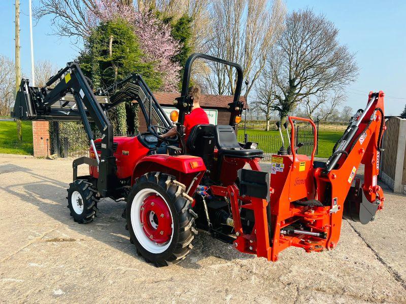 BRAND NEW SIROMER 304 4WD TRACTOR WITH LOADER & BACK ACTOR YEAR 2023