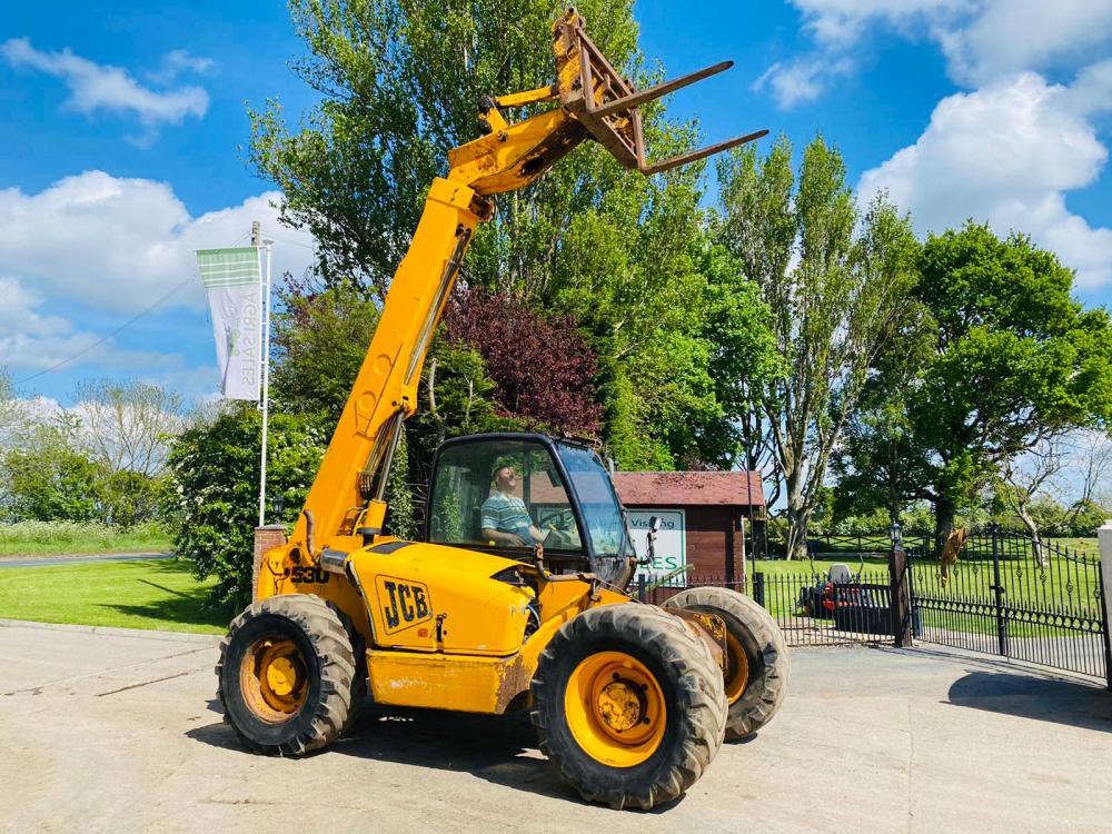 JCB 530-70 4WD TELEHANDLER * 7 METER REACH * C/W PALLET TINES