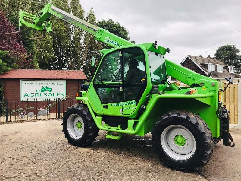 MERLO P34.7 TURBO TELEHANDLER * AG-SPEC * C/W PICK UP HITCH * PLEASE ...