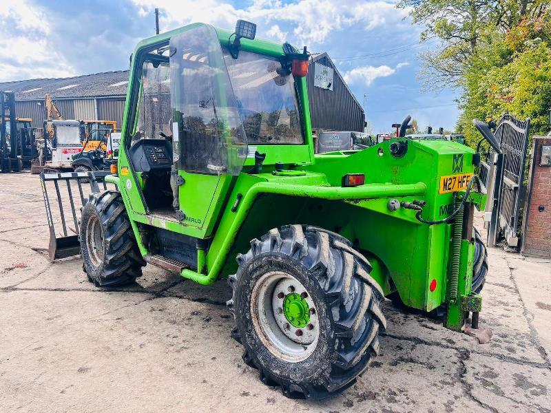 MERLO P27.7 4WD TELEHANDLER *AG SPEC, TRANSMISSION OIL LEAK* VIDEO