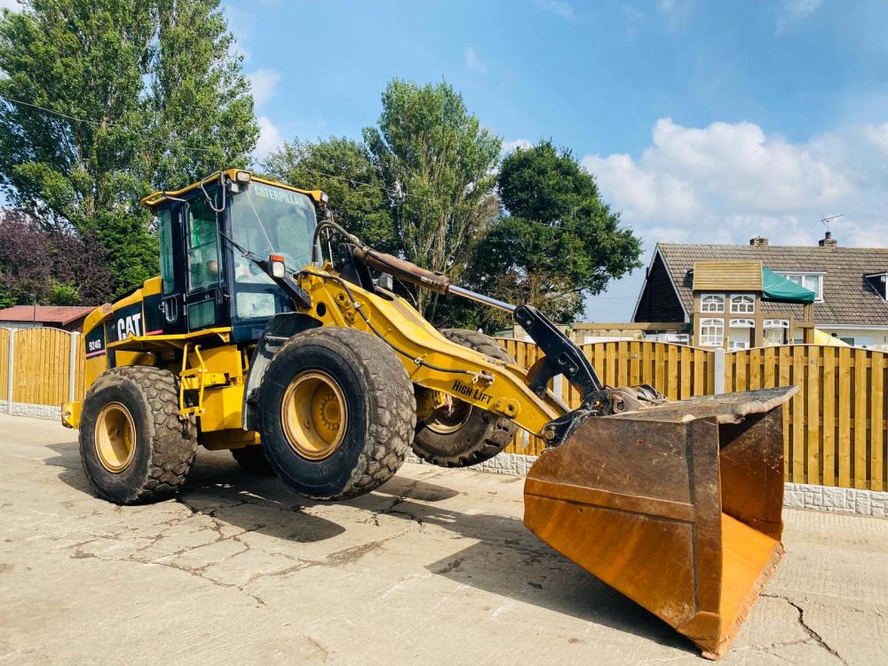 CATERPILLAR 924G HIGH LIFT LOADING SHOVEL C/W JOYSTICK CONTROL