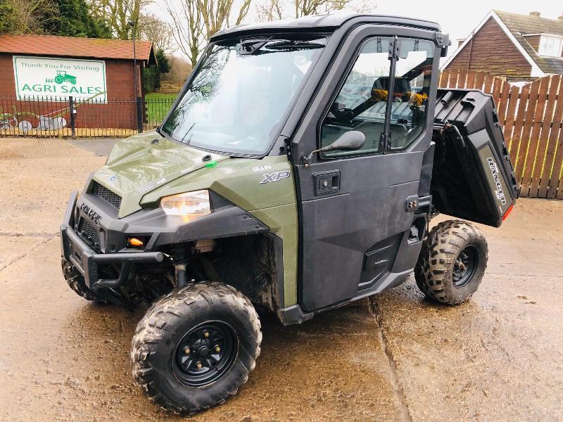 POLARIS RANGER 4WD UTILITY VEHICLE ( YEAR 2017 ) * ONLY 734 HOURS * SEE ...