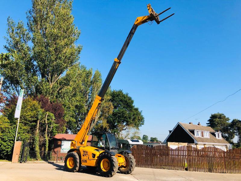 JCB 535-95 TELEHANDLER * AG-SPEC * C/W PICK UP HITCH & JOYSTICK CONTROL