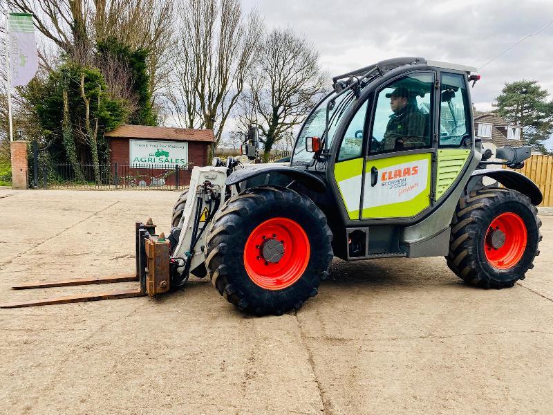 CLAAS SCORPION 7030 VARIPOWER TELEHANDLER * ROAD REG 10 PLATE , 7 METER ...