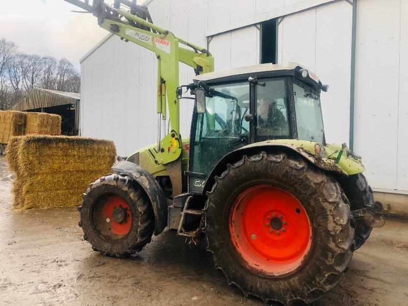 CLAAS 340 AXOS 4WD TRACTOR C/W CLAAS FL100 LOADER * YEAR 2010