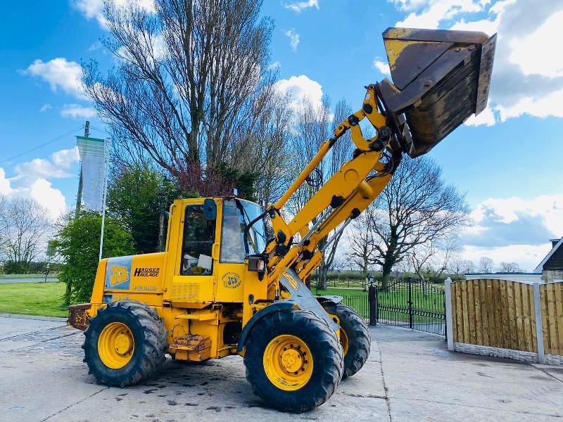 JCB 412S FARM SPECIAL 4WD LOADING SHOVEL C/W TOE TIP BUCKET