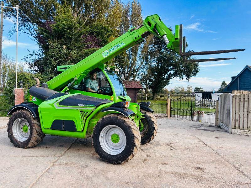 MERLO TF42.7 - 156 TELEHANDLER *YEAR 2017, AG-SPEC* C/W PALLET TINES ...