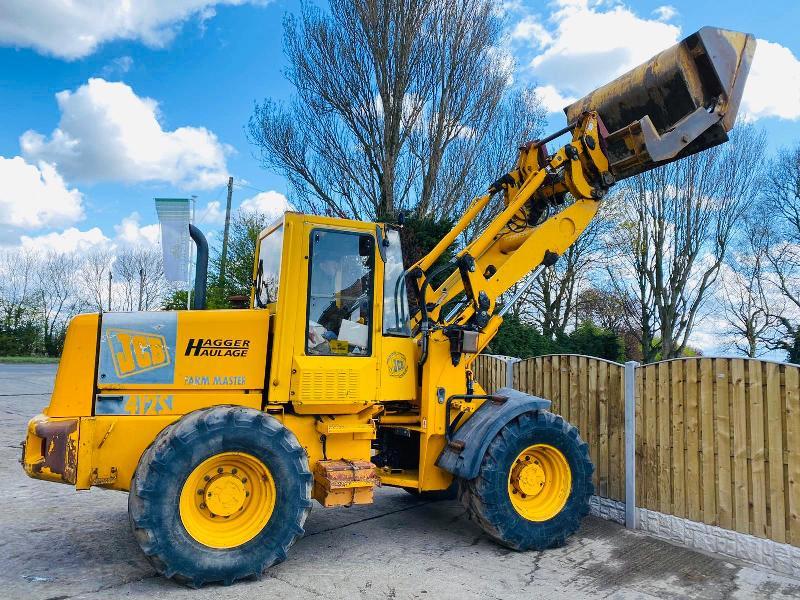 JCB 412S FARM SPECIAL 4WD LOADING SHOVEL C/W TOE TIP BUCKET