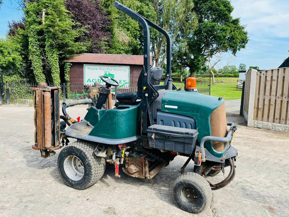 HAYTER LT324 4WD 3 GANG DIESEL MOWER C/W ROLE FRAME