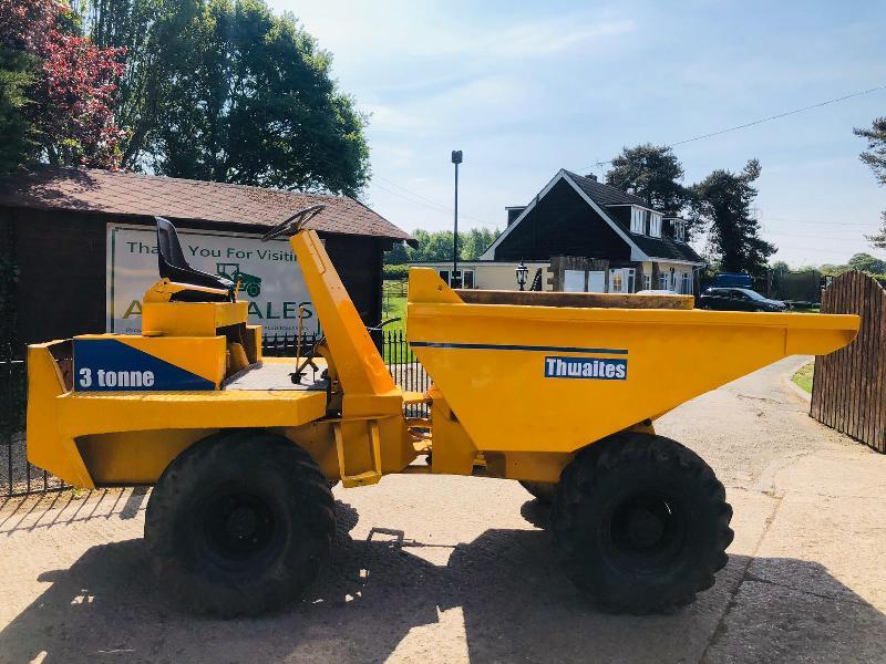 THWAITES 3 TON DUMPER C/W ELECTRIC START