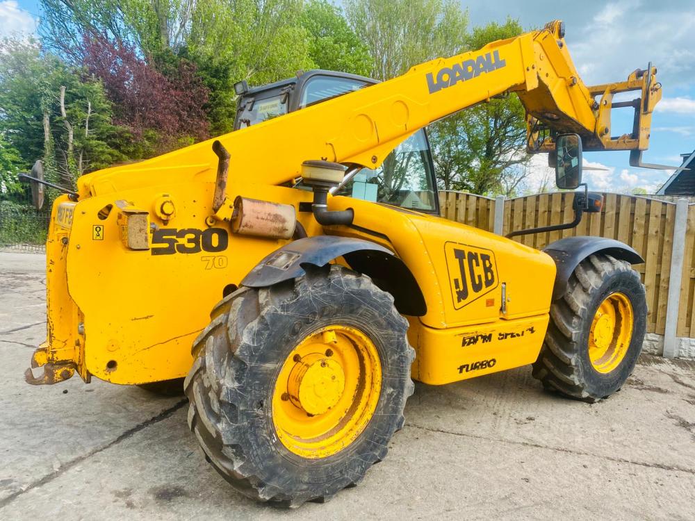 JCB 530-70 TURBO FARM SPECIAL * AG-SPEC , 7 METER REACH * 8903 HOURS C ...