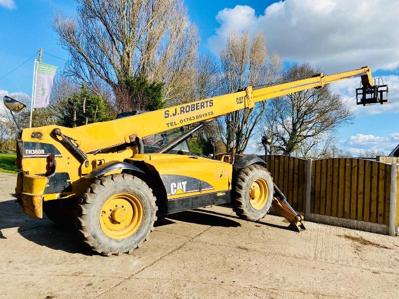 CATERPILLAR TH360B TURBO TELEHANDLER * 13.5 METER REACH