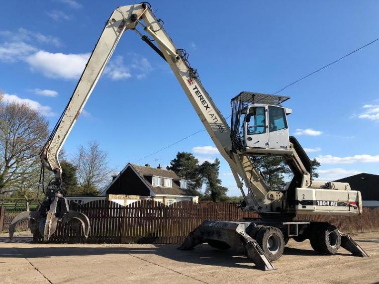 TEREX ATLAS 1804 ML HIGH RISE CAB SCRAP HANDLER ( YEAR 2004 ) ( PLEASE ...