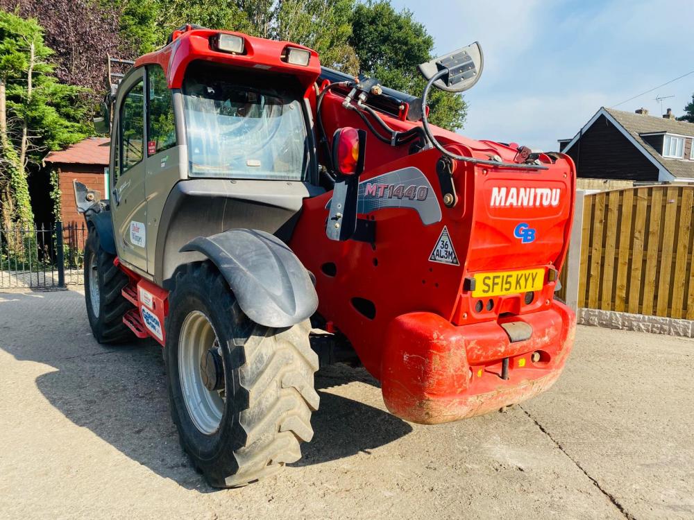 MANITOU MT1440 TURBO TELEHANDLER * YEAR 2015 * C/W REVERSE CAMERA