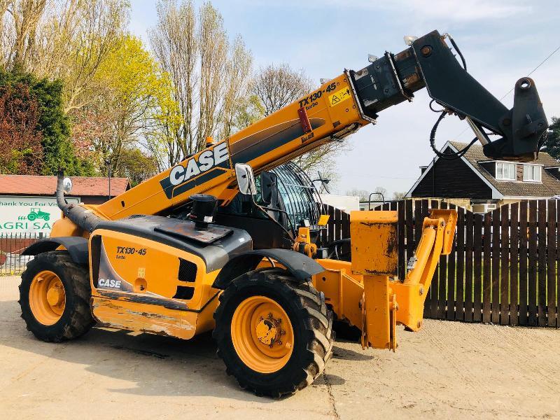 CASE TX130-45 TELEHANDLER YEAR 2011 C/W AC CAB & JOYSTICK CONTROL ...