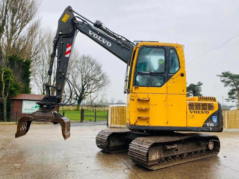 VOLVO EC140 TRACKED EXCAVATOR *YEAR 2007* C/W HIGH RISED CABIN VOLVO EC140 TRACKED EXCAVATOR *YEAR 2007* C/W HIGH RISED CABIN