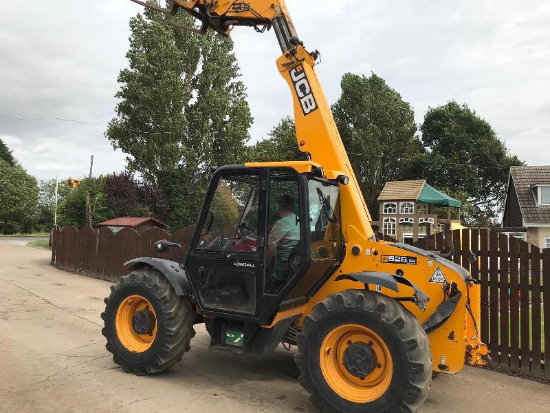 JCB 526-56 AGRI PLUS TURBO TELEHANDLER ( YEAR 2012 )