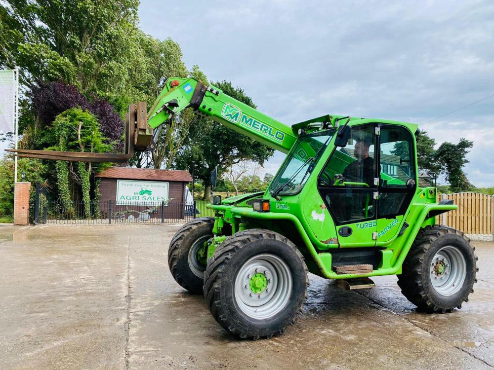MERLO P41.7 TURBO TELEHANDLER * YEAR 2008 * C/W PALLET TINES * SEE VIDEO