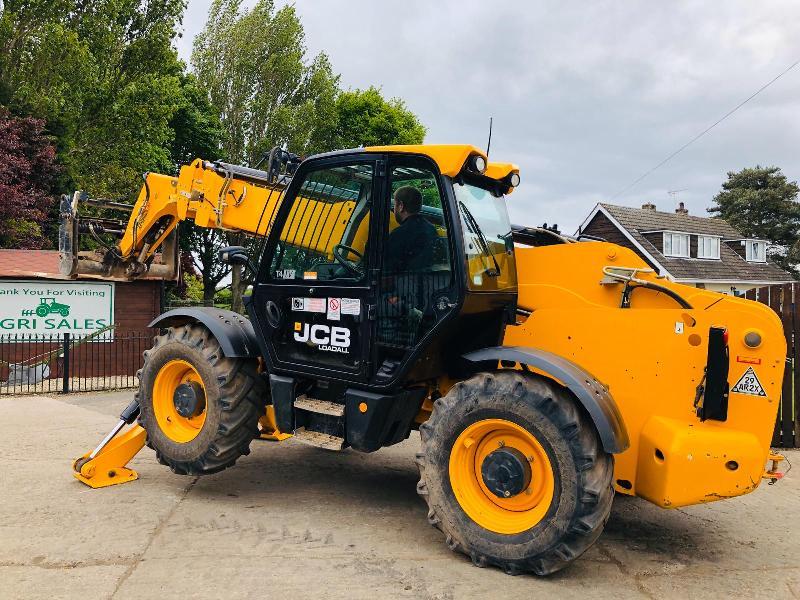 JCB 540-140 TURBO TELEHANDLER *YEAR 2017* C/W SIDE SHIFT ONE OWNER FROM ...