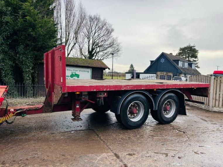 ABEL DEMOUNTABLE TWIN AXLE DRAG TRAILER ON AIR *YEAR 2011* VIDEO