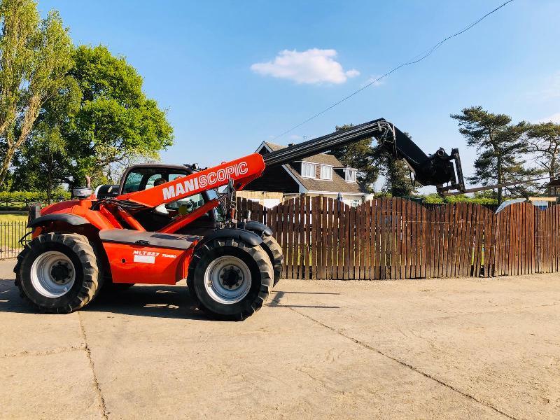 MANITOU MANI-SCOPIC MLT627 TURBO TELEHANDLER C/W PICK UP HITCH *PLEASE ...