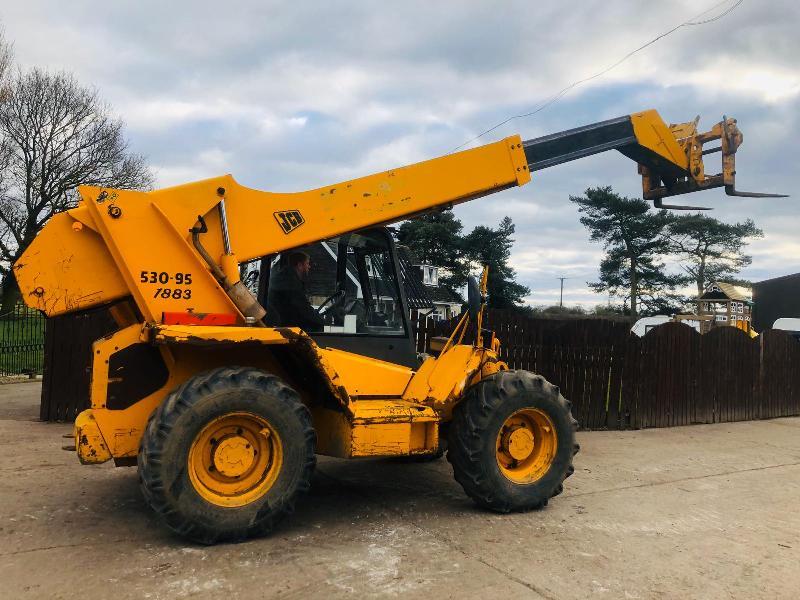 JCB 530-95 TELEHANDLER * 9.5 METER REACH , 3 TON LIFT