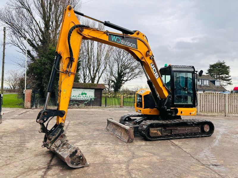 JCB 100C-1 TRACKED EXCAVATOR *YEAR 2017* C/W QUICK HITCH & BUCKET *VIDEO*
