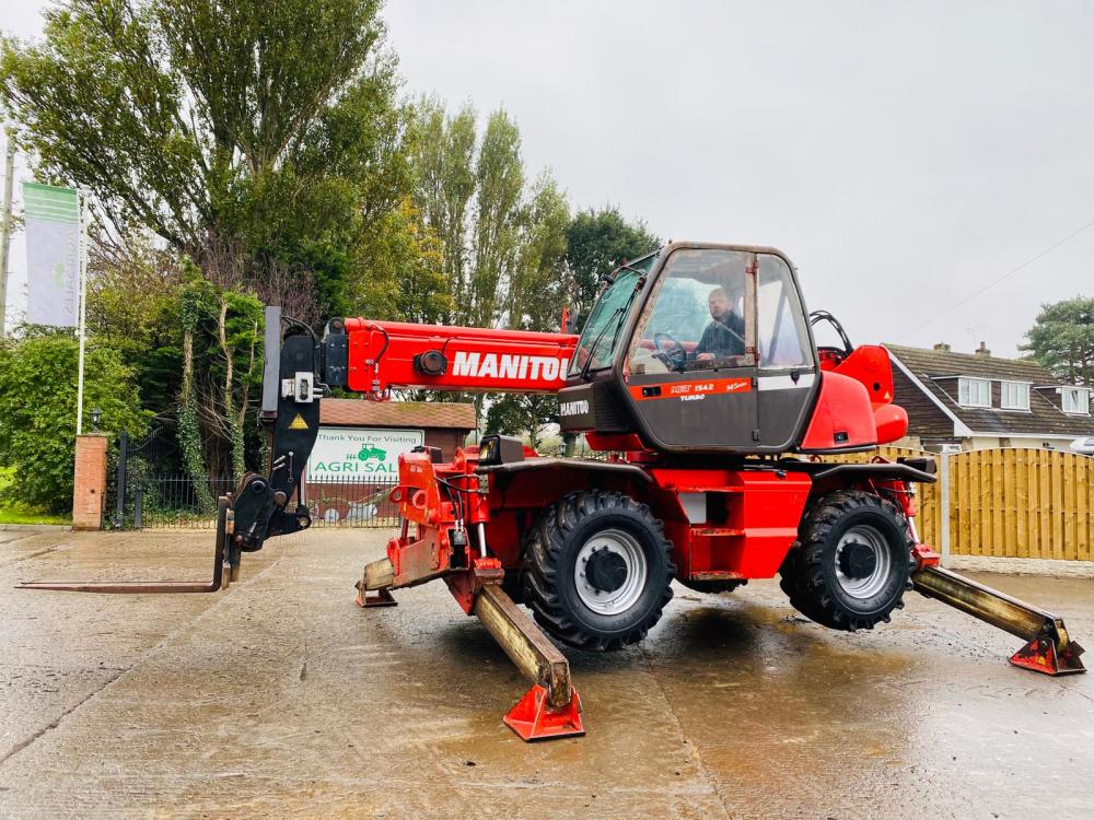 MANITOU MRT1542 ROTO TELEHANDLER * YEAR 2007 * ONLY 3502 HOURS