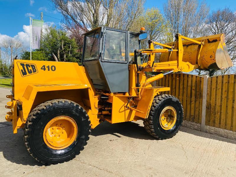 JCB 410 LOADING SHOVEL C/W MITCHELIN TYRES ALL ROUND