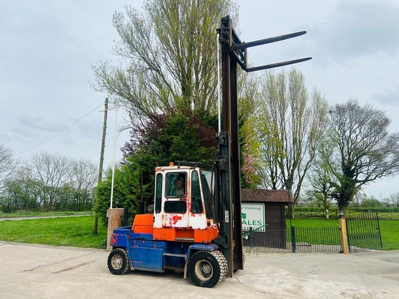 KALMAR DC7.5-600 7.5 TON FORKLIFT C/W TINE POSITIONER & SIDE SHIFT *VIDEO*