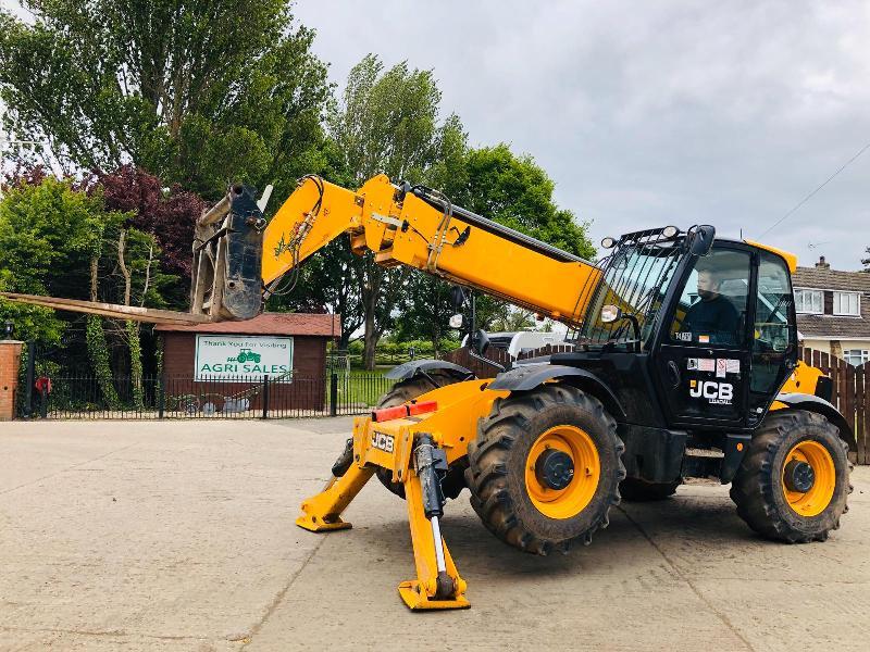 JCB 540-140 TURBO TELEHANDLER *YEAR 2017* C/W SIDE SHIFT ONE OWNER FROM ...