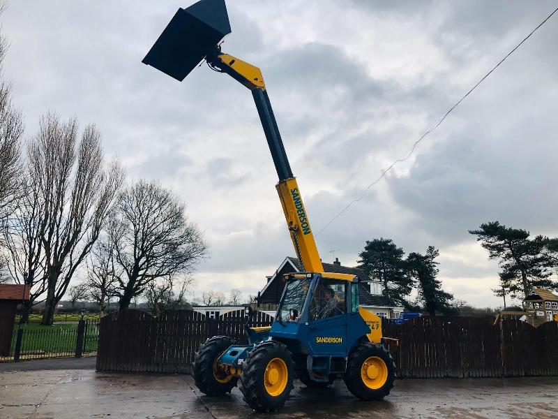 SANDERSON TL7 TURBO TELEHANDLER C/W QUICK HITCH & BUCKET