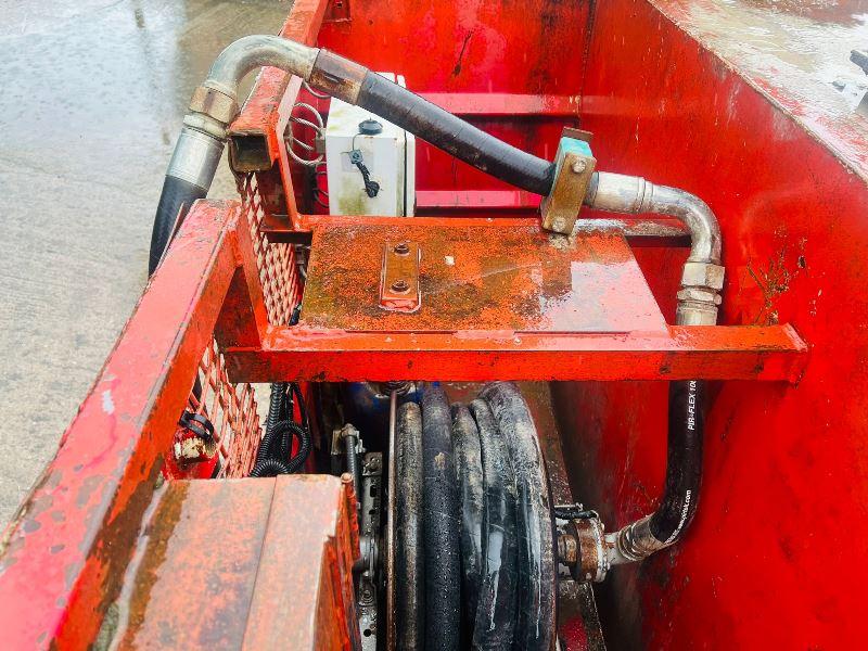 8000L BUNDED DIESEL BOWSER C/W RED ROCK TWIN AXLE TRAILER *VIDEO*