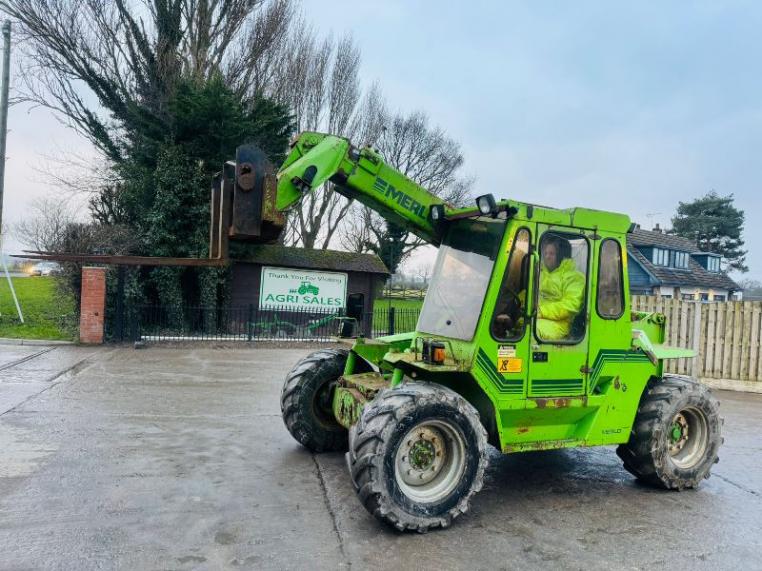 MERLO P30.7 XS 4WD TELEHANDLER *6446 HOURS* C/W PALLET TINES*PERKINS ...