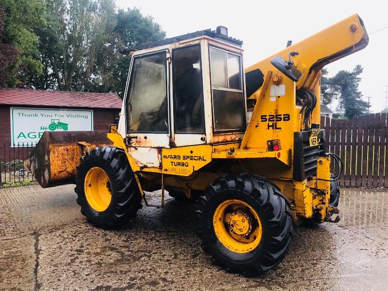 JCB 525B FARM SPCIAL PLUS TELEHANDLER C/W PICK UP HITCH