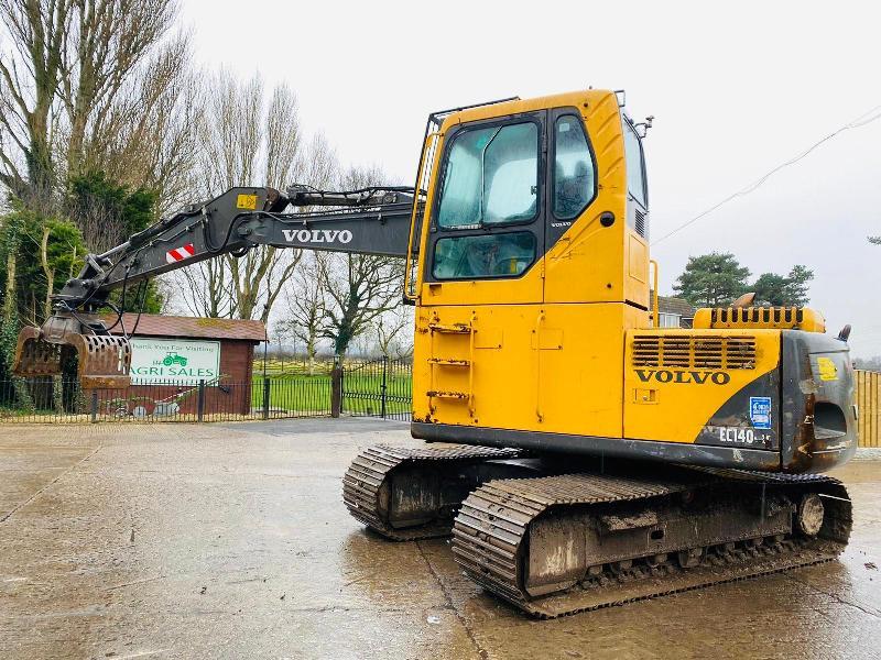 VOLVO EC140 TRACKED EXCAVATOR *YEAR 2007* C/W HIGH RISED CABIN