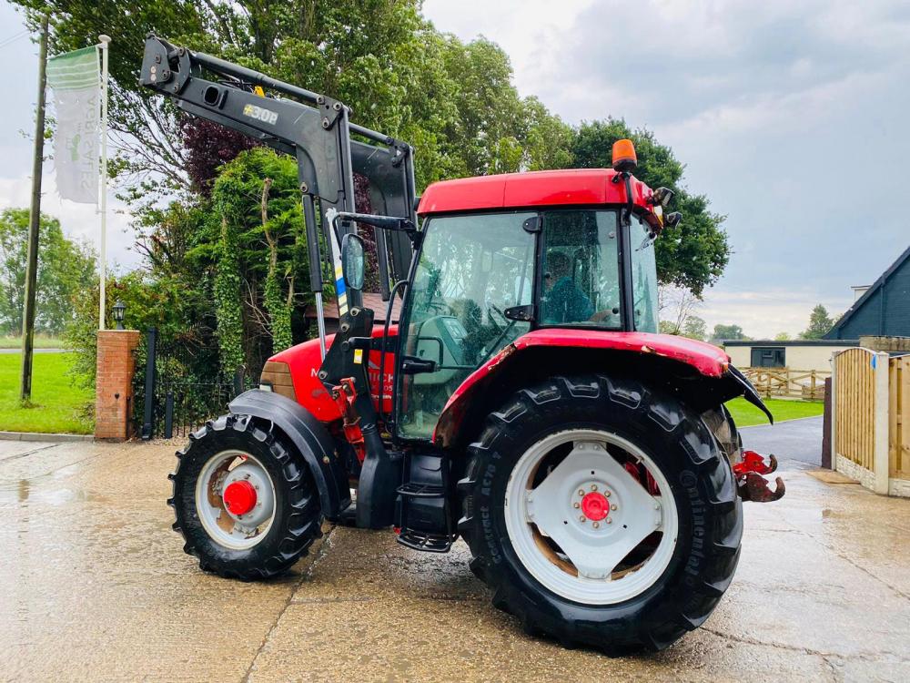 MCCORMICK CX105 4WD TRACTOR * YEAR 2007 * C/W TRIMA FRONT LOADER & EURO ...
