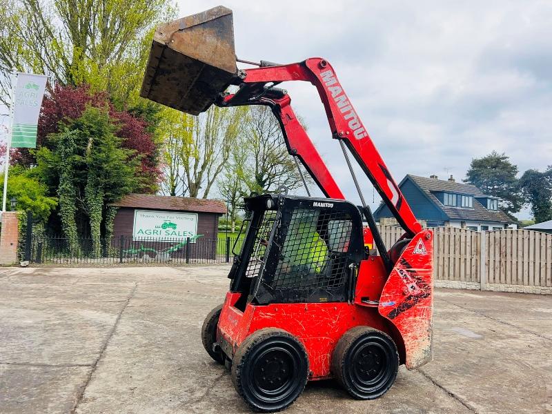 MANITOU 1650R 4WD SKIDSTEER * YEAR 2020 ,1264 HOURS * C/W BUCKET *VIDEO*