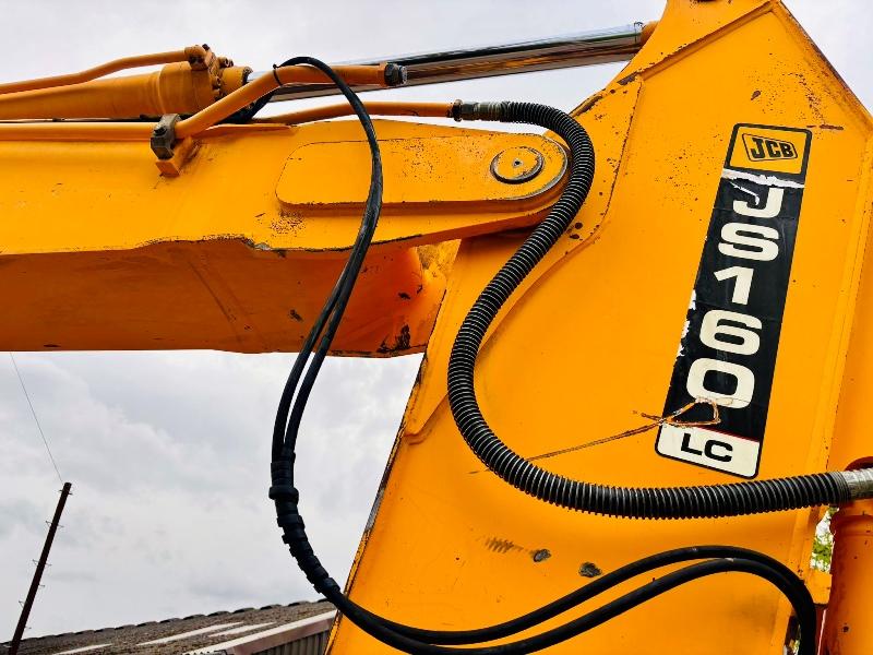 JCB JS160 TRACKED EXCAVATOR * YEAR 2006, PIPPED FOR SELECTOR GRAB* VIDEO