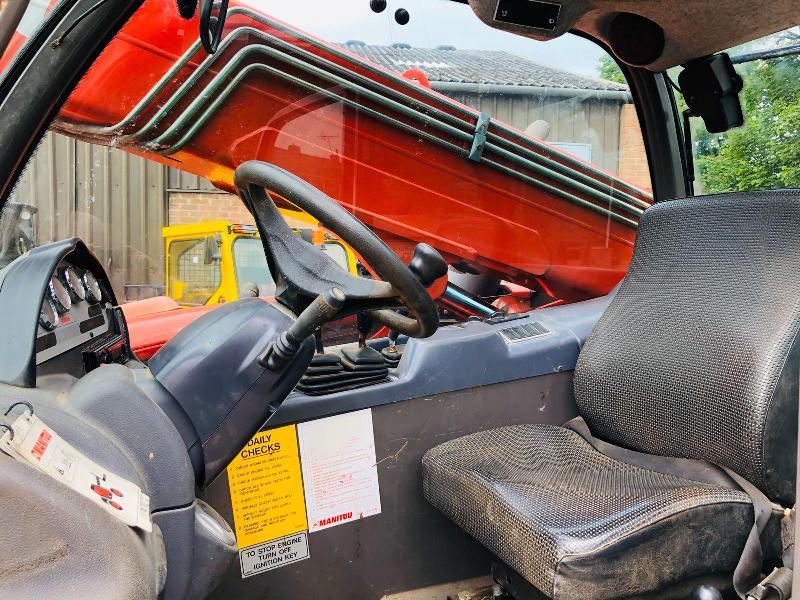 MANITOU MT732 TURBO TELEHANDLER YEAR 2012 C/W JOYSTICK CONTROLS