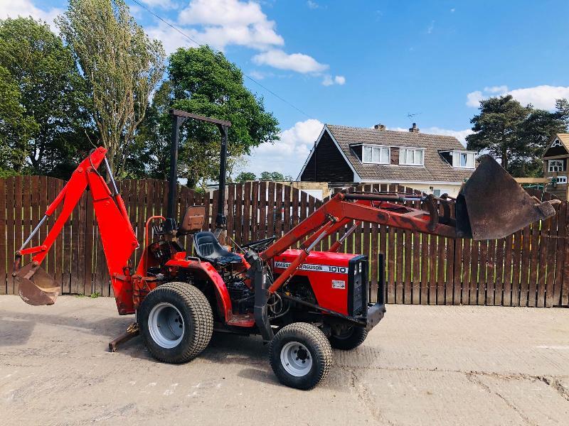 MASSEY FERGUSON 1010 TRACTOR C/W FRONT LOADER AND BACK ACTOR