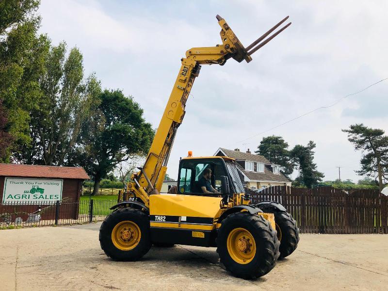 CAT TH82 TURBO TELEHANDLER C/W JOYSTICK CONTROL & PUH