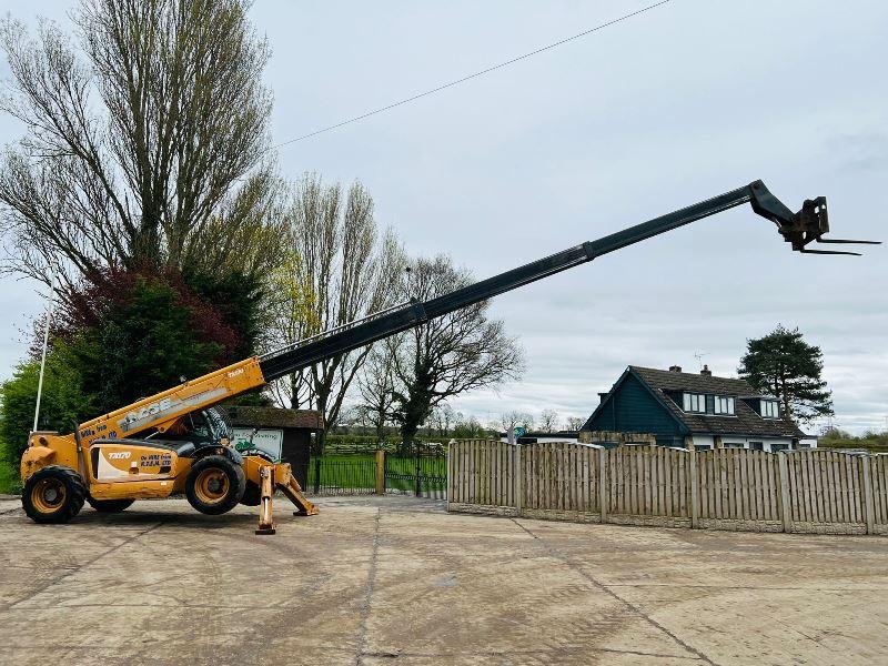 CASE TX170 4WD TELEHANDLER *17 METER REACH* C/W PALLET TINES *VIDEO*