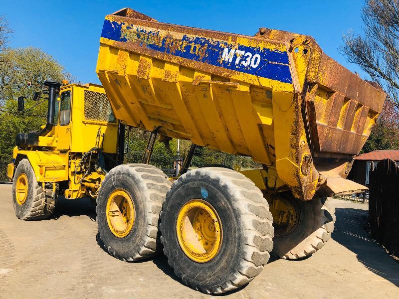 MOXY MT30 6X6 ARTICULATED DUMPER C/W REVERSE CAMERA & BACK DOOR ...