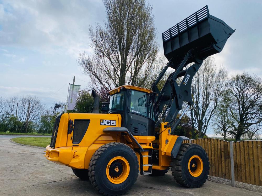 JCB 436 4WD LONG REACH LOADING SHOVEL *YEAR 2011* C/W TOE TIP BUCKET