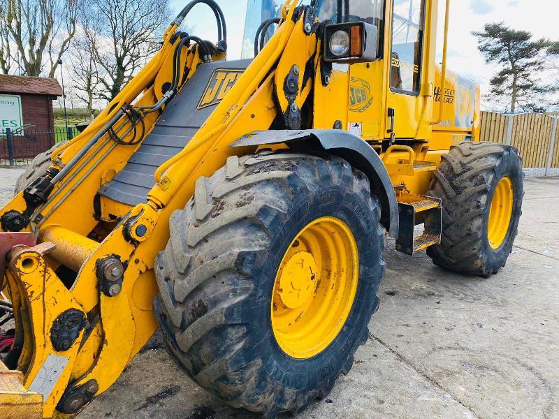 JCB 412S FARM SPECIAL 4WD LOADING SHOVEL C/W TOE TIP BUCKET