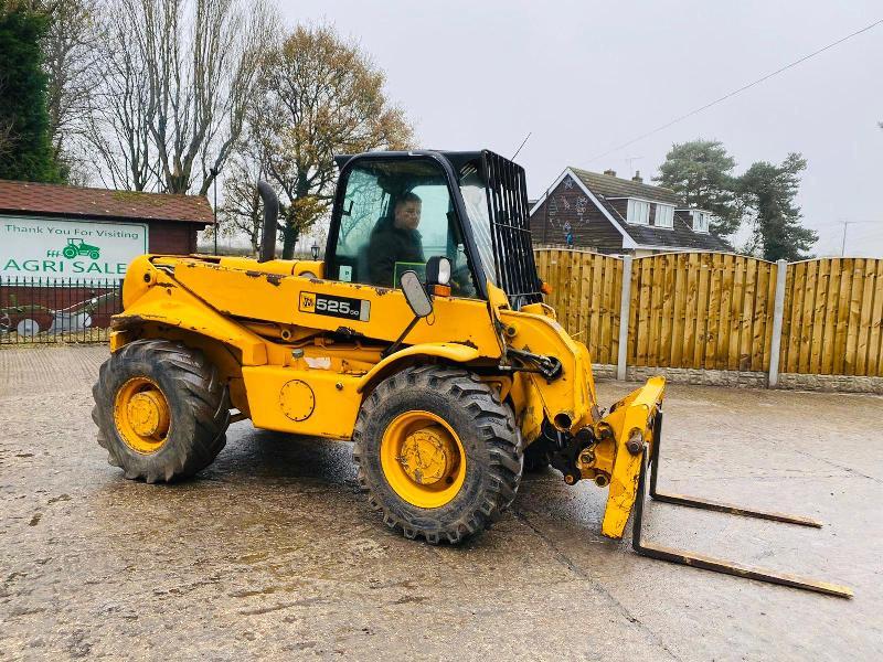 JCB 525-50 4WD LOADALL TELEHANDLER C/W PALLET TINES