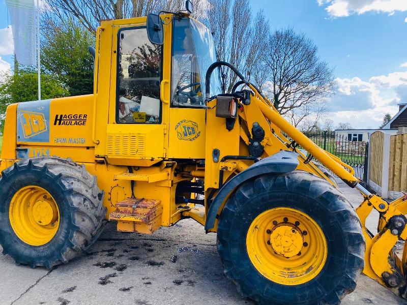 JCB 412S FARM SPECIAL 4WD LOADING SHOVEL C/W TOE TIP BUCKET