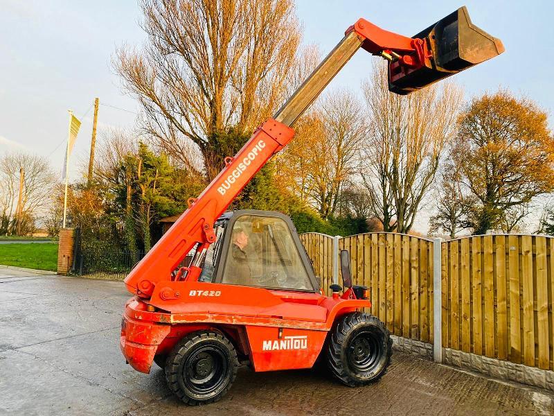 MANITOU BT420 4WD BUGGI SCOPIC TELEHANDLER C/W FULLY GLAZED CABIN