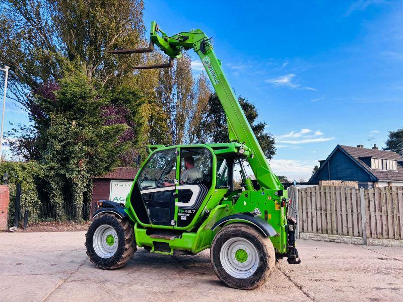 MERLO TF42.7 - 156 TELEHANDLER *YEAR 2017, AG-SPEC* C/W PALLET TINES ...